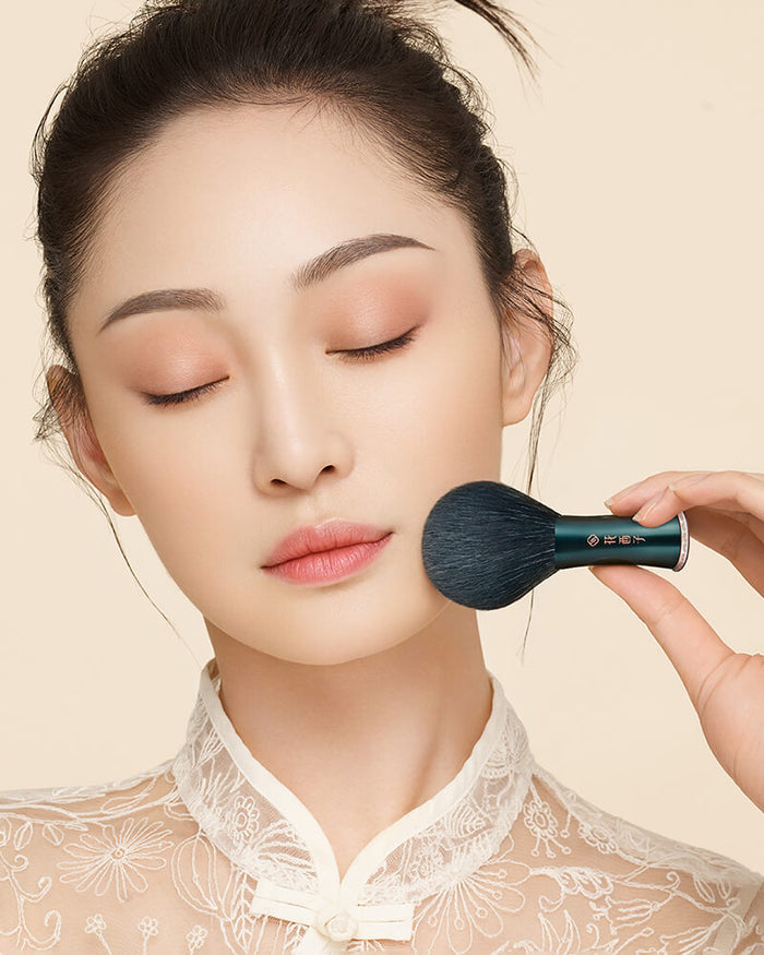 Florasis Feathering Fan Pressed Powder Brush